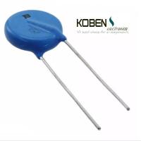 China 6.5kA 270V Metal Oxide Varistor 20mm Disc 127J Energy Through Hole for sale