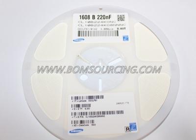 China Samsung CL10B224KO8NNNC 0603 SMD Ceramic Capacitor 0.22uF 16V X7R 4000pcs Reel for sale