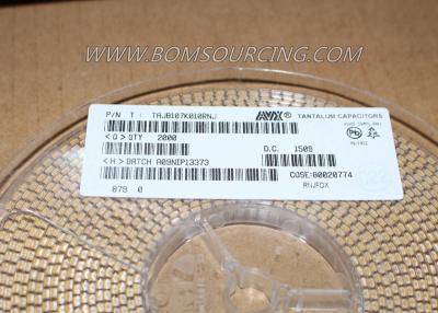 China TAJB107K010RNJ Tantalum Capacitor 100uF 10V Case B SMT General Purpose for sale