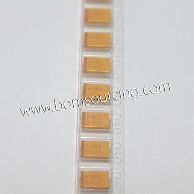 China Tantalum Capacitor 100uF 16V 107C 7343-43 TAJE107K016RNJ ±10% for sale
