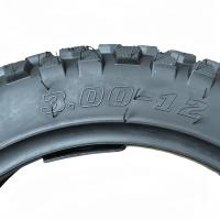 China 3.00-12 3.00-10 Heavy Duty Motorcycle Tire With High Rubber Content for sale