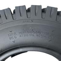 China Unmanned Motorcycle Scooter Tires 5.00-12 with Durable Nylon Cord Material for sale