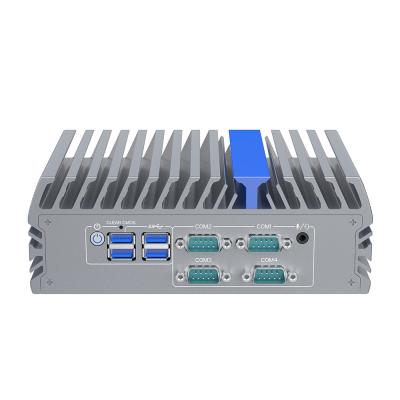 China Fanless Industrial Mini PC 12th Gen Intel Alder Lake N100 Quad Core Mini Computer for sale
