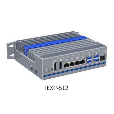 China 12th Gen Industrial Embedded Box PC Intel Core I7-1255U 4 Lan Mini Pc Fanless for sale