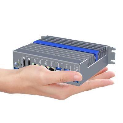 China Book Type 4 Ethernet Ports Mini Pc I7-1255u Ten Core 12v Small Computer for sale