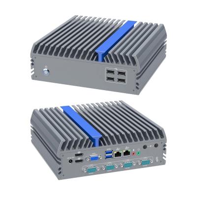 China Fanless Industrial Mini PC 12th Gen Intel Core I5 12500t Six Core Embedded Pc for sale