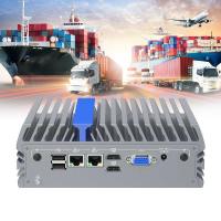 China N100 Mini Pc 2 Ethernet Ports Mini Pc 2 Lan 4 COM RS232 RS485 for sale