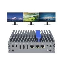 China 12th Gen Intel i3 1215U Mini PC Triple HDMI 4K Compact Industrial Control PC for sale