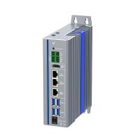 China Book Type Industrial PC 12th Gen Intel Alder Lake-N N100 Mini PC with 3 Intel Ethernet for sale