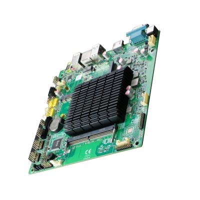 China Intel Elkhart Lake J6412 Mini Pc Motherboard 2.0 GHZ Processor Mini ITX Motherboard With Auto Power On for sale