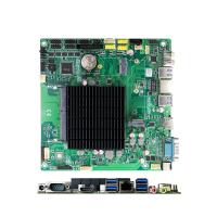 China Industrial Automation Triple Display Fanless Mini Itx Motherboard with Intel UHD Graphics and 10 USB Ports for sale