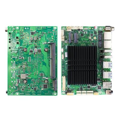 China 16GB DDR4 Memory x86 Mini Computer Fanless ITX Motherboard with 6 RS232 COM and 1 HD-MI Display for sale
