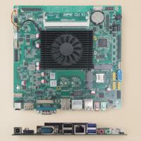 China Compact Thin Mini Itx Motherboard  DDR3 MSATA Dual LAN 10 USB & 6 COM Ports for sale
