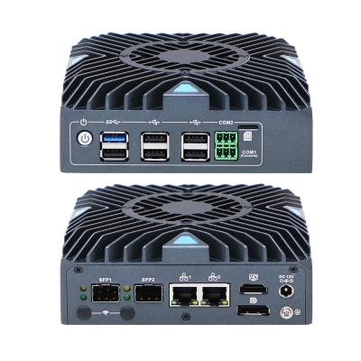China N150 Mini PC Firewall Appliance with Dual 10GbE SFP+ Ports and DDR5 Memory for OPNsense for sale