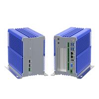China Fanless Embedded Computer with Intel 12th Gen Core i5/i7 6 COM Ports Industrial PC Box for Edge Computing for sale