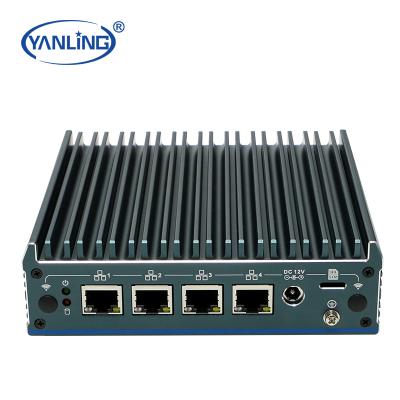 China N100 MiniPC with 4 LAN Ports DDR4 RAM and Intel Processor for Industrial Applications for sale