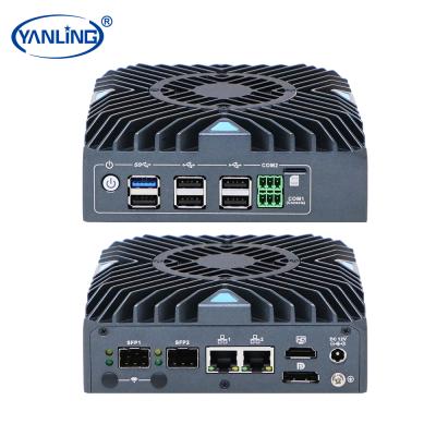 China Mini PC Firewall Appliance with Dual 10GbE SFP+ Ports, Quad Core N150 Processor, and DDR5 Memory for IoT Edge Gateway for sale