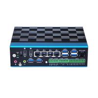 China Compact 12th Gen Intel Core i7-1255U Industrial Mini PC with Dual DDR5 4800MHz and 4x Intel Gigabit LAN for AGV AMR Applications for sale