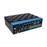 China Compact 12th Gen Intel Core i7-1255U Industrial Mini PC with Dual DDR5 4800MHz and 4x Intel Gigabit LAN for AGV AMR Applications for sale