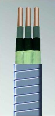 China Working Temperature :205°C(401°F) Electric Submersible Pump Cable for sale