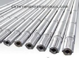 China Standard and Non-standard Motor rotor shaft with spline sleeve for electric submersible oil /water pump for sale