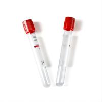 China Medical Red Top Plain Vacuum Blood Collection Tubes 3ml 5ml 10ml for Serum Testing for sale