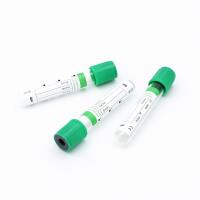 China Medical Heparin Blood Collection Tubes 3ml 5ml 10ml for Clinical Plasma Testing for sale
