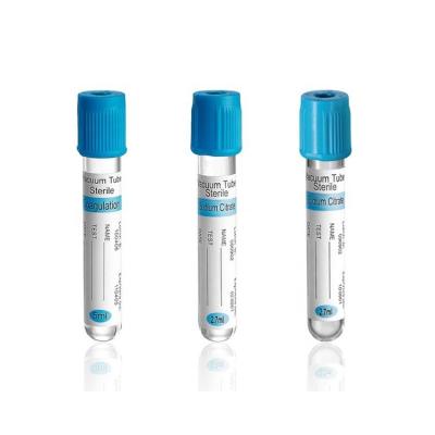 China Sodium Citrate Vacuum Blood Collection PT Tube 1.8ml to 10ml for Coagulation Test for sale