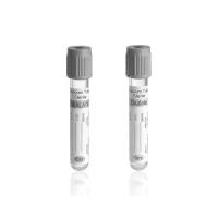China Grey Top Vacuum Blood Collection Tubes 2ml 3ml 4ml Sodium Fluoride Glucose Tubes for sale