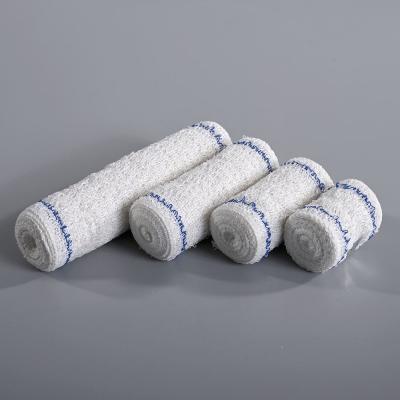 China Medical Cotton Crepe Bandage Elastic Spandex 10cm x 4.5m for First Aid Support for sale