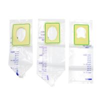 China Medical Disposable Pediatric Urine Bag 100ml 200ml PVC Hospital Baby Urine Collector for sale
