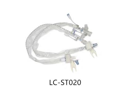 China Closed Sputum Suction Tube 300mm 600mm Length PC PVC Medical Silicone for sale
