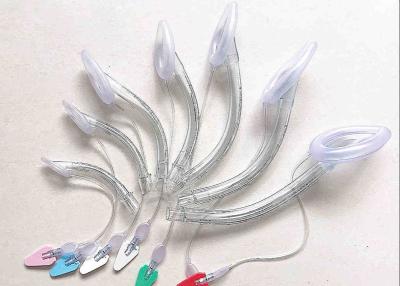 China Disposable Silicone Laryngeal Mask 7 Sizes Medical Grade Airway Device for sale