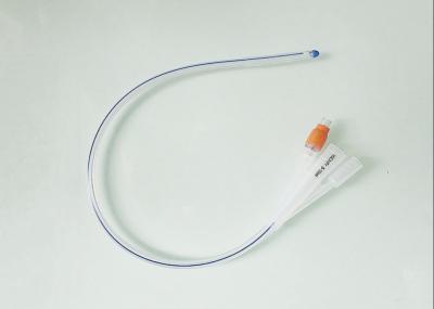 China Lycome Medical Silicone Three Way Foley Catheter 400mm 5-30ml Balloon for sale