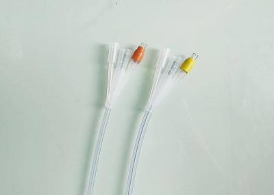 China Medical Silicone 3 Way Foley Catheter 400mm CE ISO Approved 8Fr to 26Fr for sale