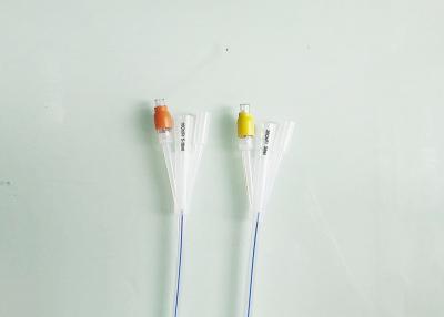 China Medical Silicone 3 Way Foley Catheter 10 Sizes 8Fr to 26Fr 400mm Length for sale