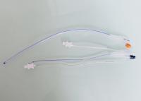 China Double Balloon 2 3 Way Temperature Probe Foley Catheter Medical Silicone Material for sale