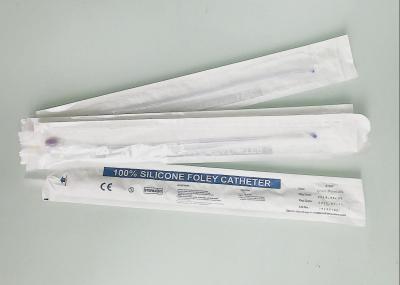 China Medical Silicone Foley Catheter 400mm Length Balloon Capacity 5-30ml Disposable for sale