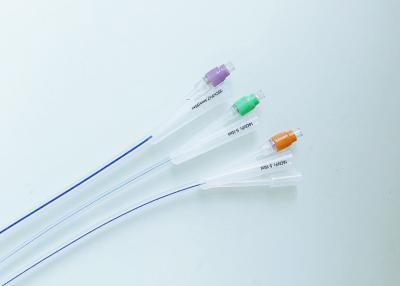 China Medical Silicone Foley Catheter Two Way Three Way 8Fr to 26Fr 400mm for sale
