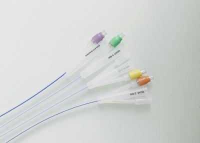 China Medical Silicone Foley Catheter Double Balloon 12-26Fr 400mm OEM ODM for sale