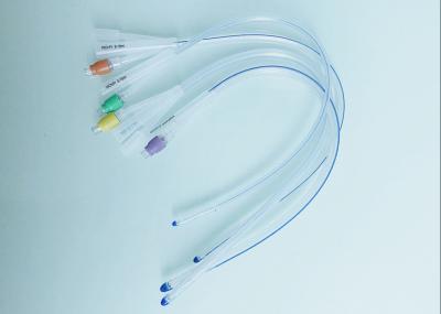 China EO Gas Sterile Double Balloon Foley Catheter Triple Lumen Types CE Compliant for sale