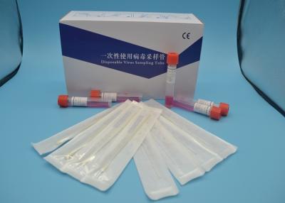 China Medical Class I Virus Sample Collection Tube with Swab Kits 1ml 3ml 5ml for sale