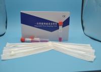 China Class I Virus Sample Collection Kit with Nasal Flocked Swabs 3ml Tube 10 T Box for sale