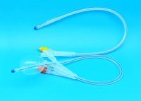 China Medical Silicone 3 Way Foley Catheter 8 Fr to 26 Fr Sizes Balloon Catheter for sale