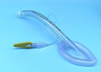 China Disposable Laryngeal Mask Airway Tube Medical Silicone 7 Sizes 4-40mL Cuff for sale