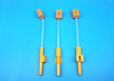 China Disposable Surgical Suction Connecting Tube PVC Yellow Transparent 4KG Strength CE for sale