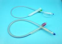 China Medical Silicone 2 Way Foley Catheter Size 6 to 26 Ch Fr 400mm Length for sale