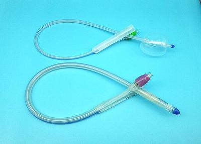 China Medical Silicone 2 Way Foley Catheter Size 6 to 26 Ch Fr 400mm Length for sale