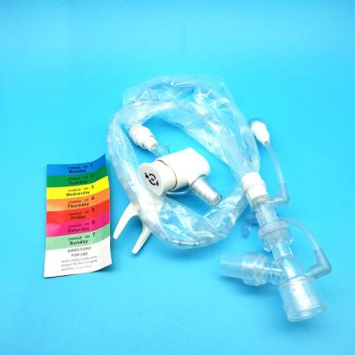 China Orange Disposable 600mm Closed Suction System 16Fr Medical Catheter for sale