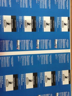 China Non Rusting 600mm-1160mm Printed Tinplate Sheets High Durability for sale